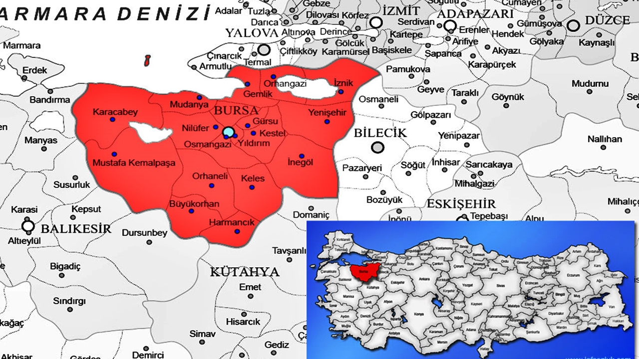 Bursa'nın Coğrafi Özelliği ve Konumu - Bursa Haber - Son Dakika Bursa ...